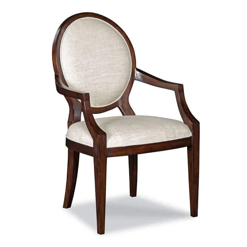 Oval Back Arm Chair